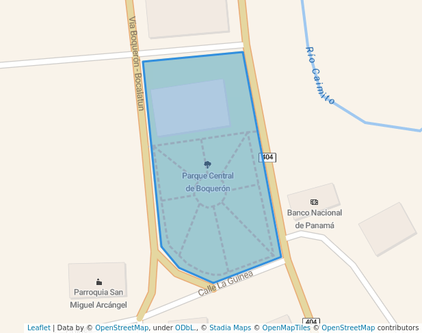 Parque Central de Boquerón in Boquerón | Map and Routes