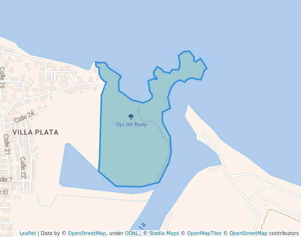 Ojo del Buey in Dorado | Map and Routes