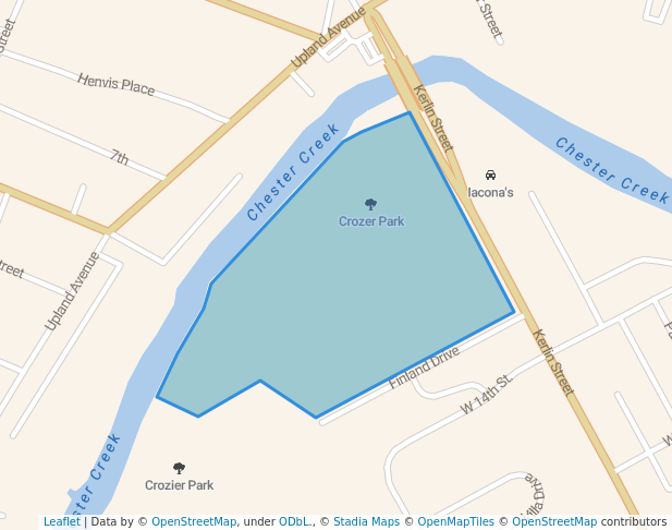 Crozer Park in Chester | Map and Routes