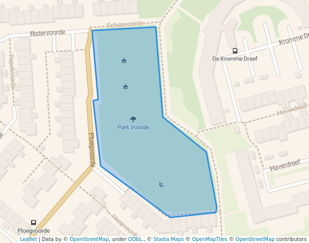 Park Voorde in Spijkenisse | Map and Routes