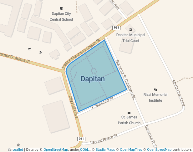 Dapitan Park in Dapitan City | Map and Routes