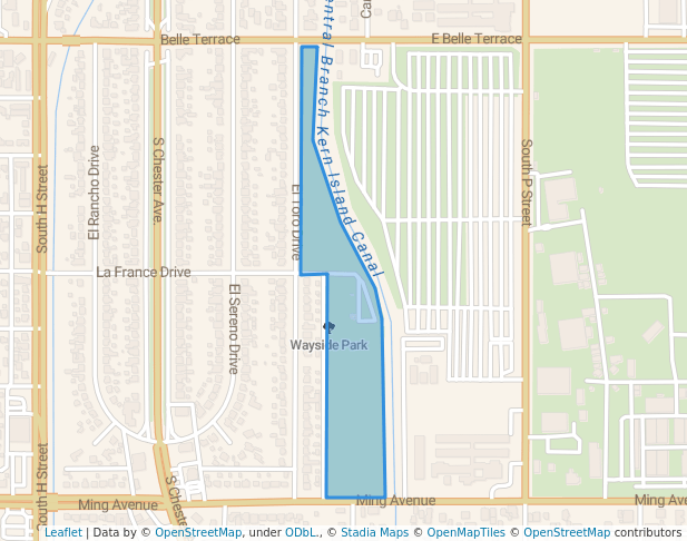 Wayside Park in Bakersfield | Map and Routes