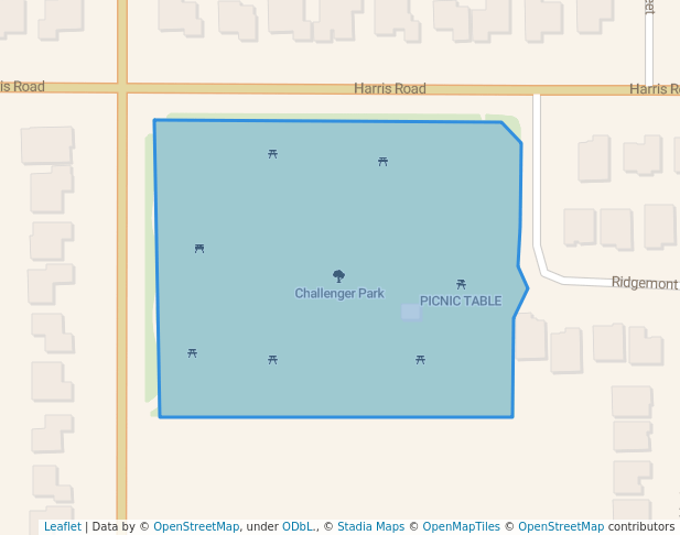 Challenger Park in Bakersfield | Map and Routes