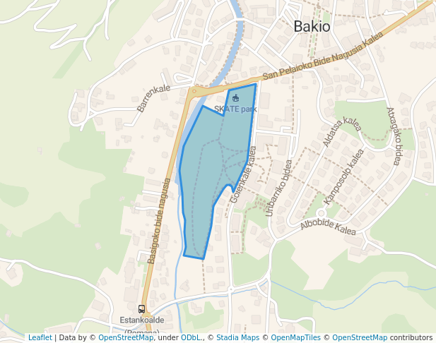 Parque Bakea in Bakio | Map and Routes