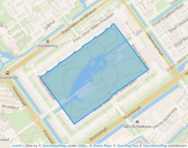 Park Prinsenhof in Leidschendam | Map and Routes
