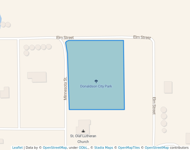 Donaldson City Park in Donaldson | Map and Routes