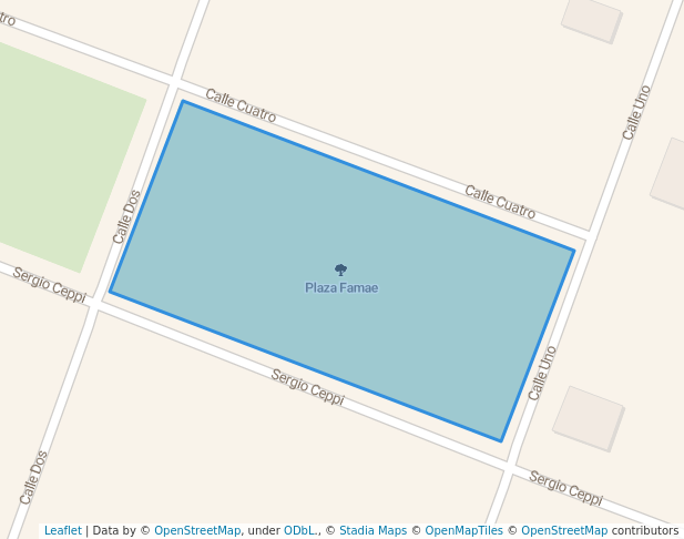 Plaza Famae in La Cisterna | Map and Routes