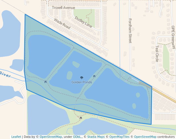 Golden Ponds in Longmont | Map and Routes