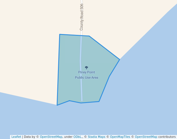 Piney Point Public Use Area in Como | Map and Routes