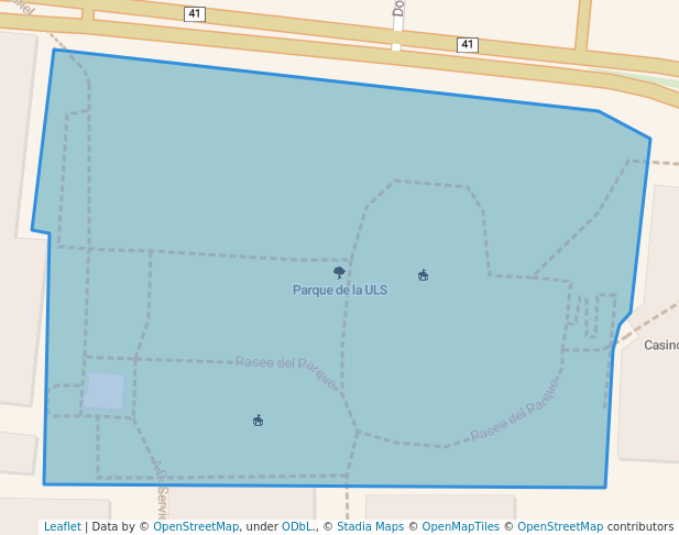 Parque de la ULS in La Serena | Map and Routes
