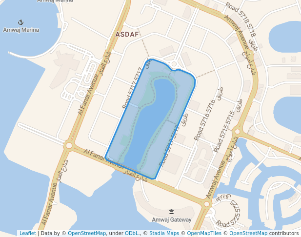 The Lagoon Park in Galali | Map and Routes