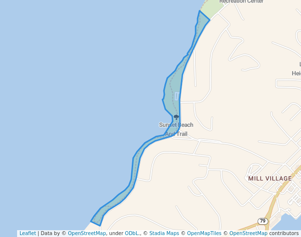 Sunset Beach And Trail in Guntersville | Map and Routes