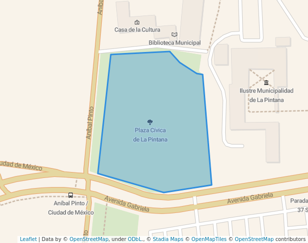 Plaza Cívica de La Pintana in La Pintana | Map and Routes