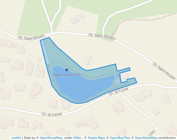 Square Désiré Pech in La Palme | Map and Routes