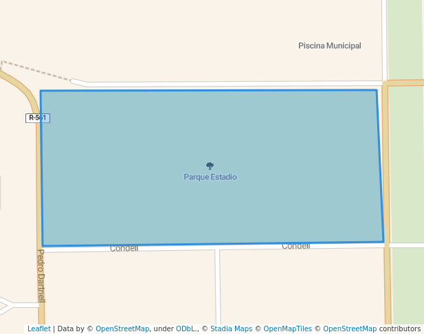 Parque Estadio in Victoria | Map and Routes