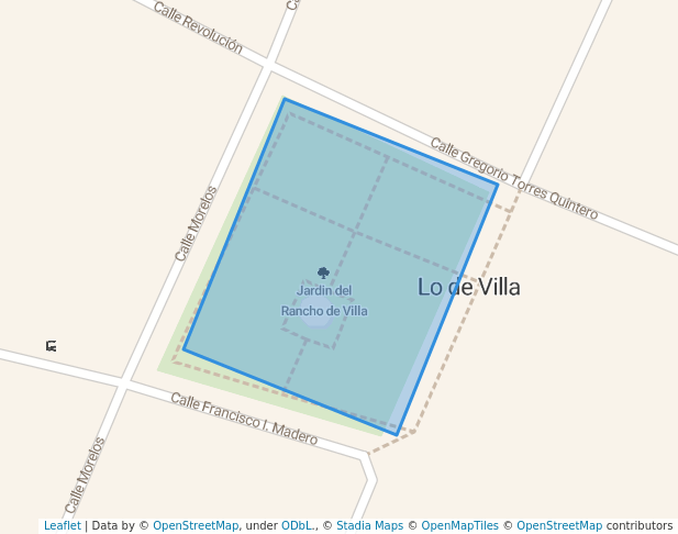 Jardin del Rancho de Villa in Colima | Map and Routes