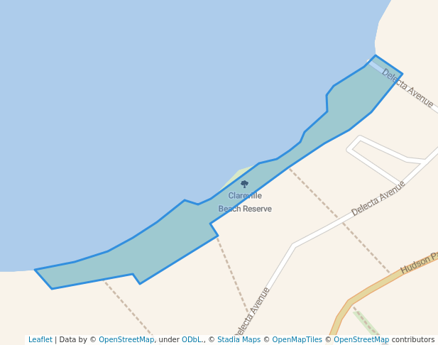 Clareville Beach Reserve in Clareville | Map and Routes