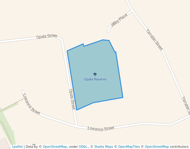 Opala Reserve in Belrose | Map and Routes