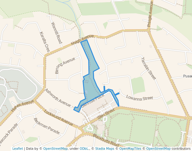 Wingara Reserve in Belrose | Map and Routes