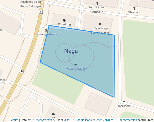 Balintawak Plaza in City of Naga | Map and Routes