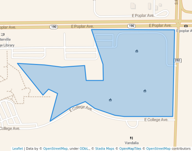 J Claude Nelson Park in Porterville | Map and Routes