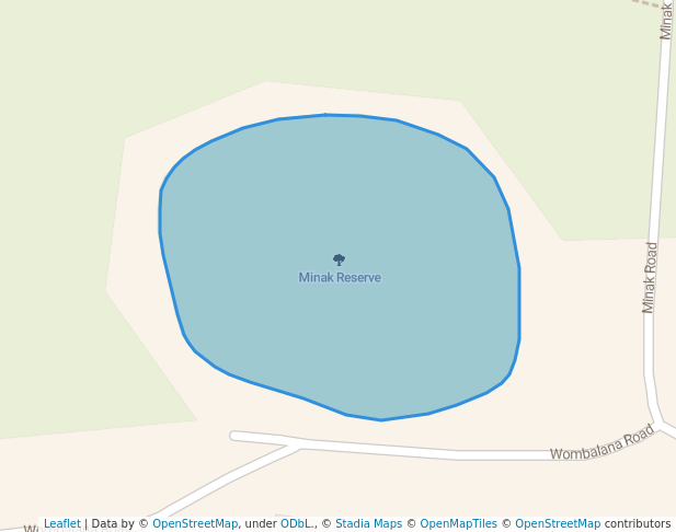 Minak Reserve in Selby | Map and Routes