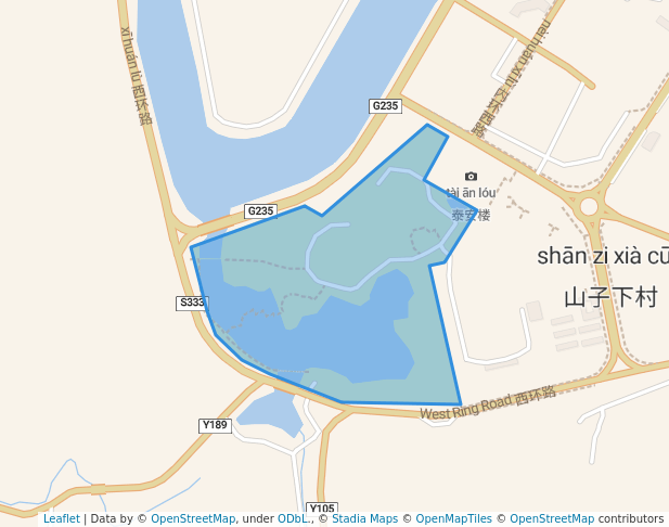 Xihu Park in Meizhou | Map and Routes