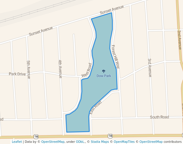 Dow Park in Newcastle | Map and Routes