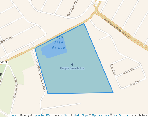 Parque Casa da Lua in Resende | Map and Routes