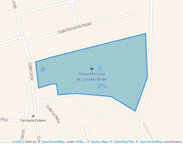 Parque Municipal de La Puebla del Río in La Puebla del Río | Map and Routes