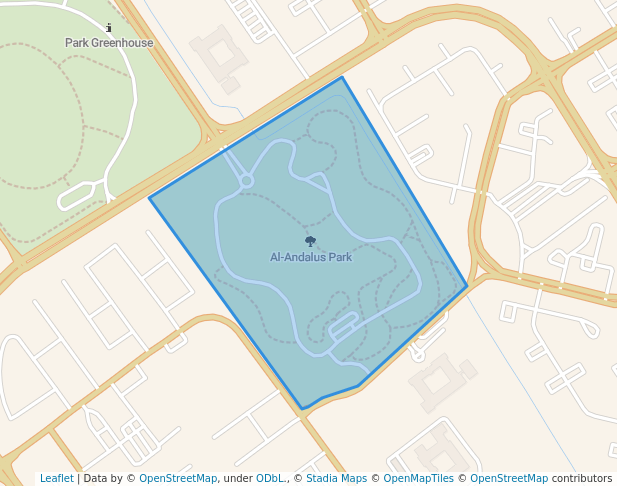 Al-Andalus Park in Al Jubayl | Map and Routes