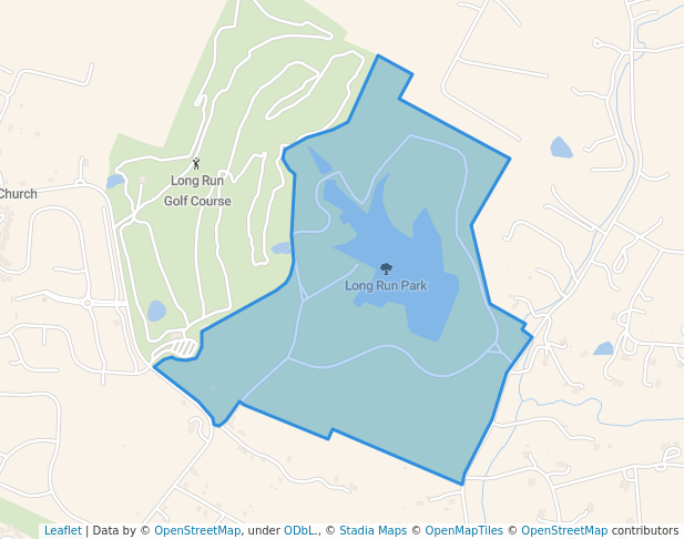 Long Run Park in Louisville | Map and Routes