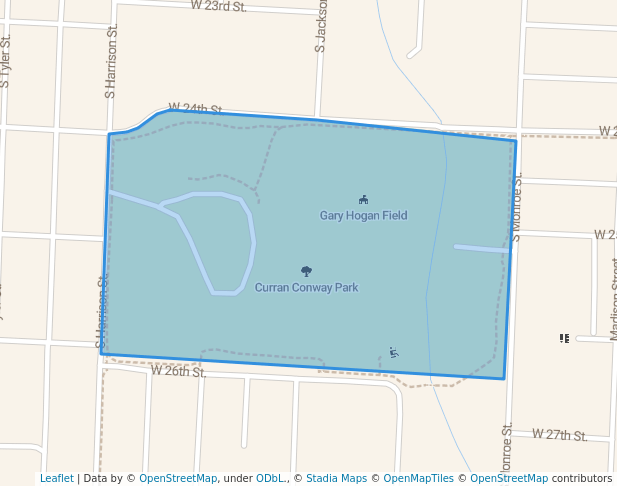 Curran Conway Park in Little Rock | Map and Routes