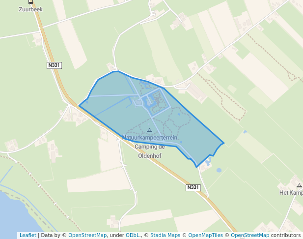 Landgoed De Oldenhof in Vollenhove | Map and Routes