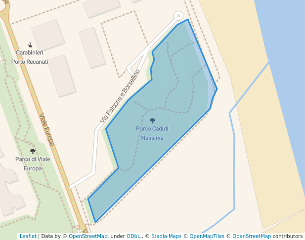 Parco Caduti Nassirya in Porto Recanati | Map and Routes