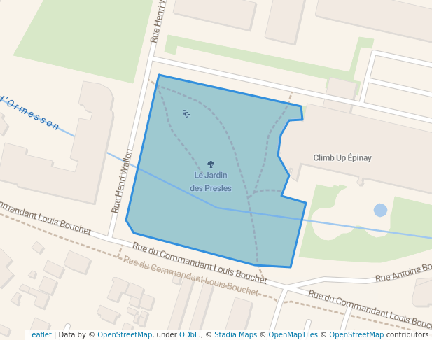 Le Jardin des Presles in Épinay-sur-Seine | Map and Routes