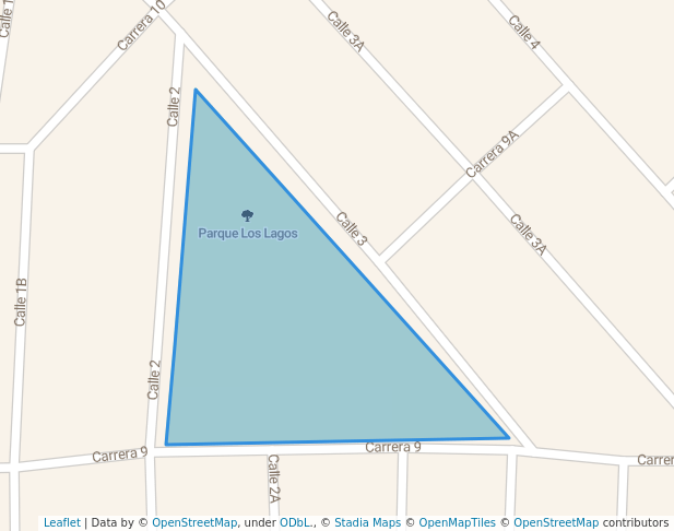 Parque Los Lagos in Zarzal | Map and Routes