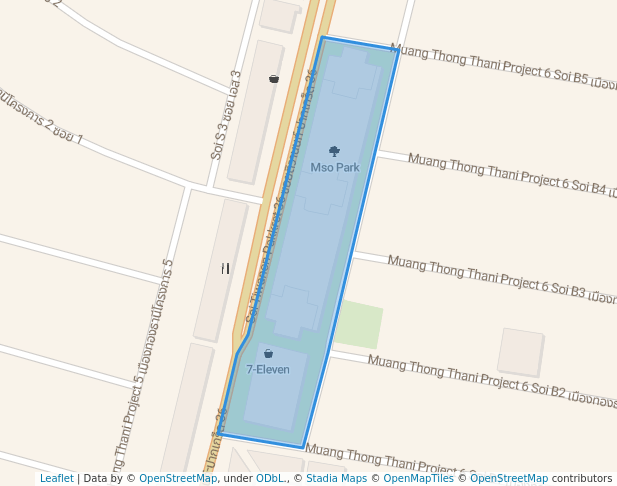 Mso Park in Pakkret | Map and Routes