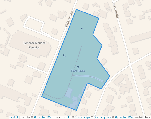 Parc Faure in Aulnay-sous-Bois | Map and Routes