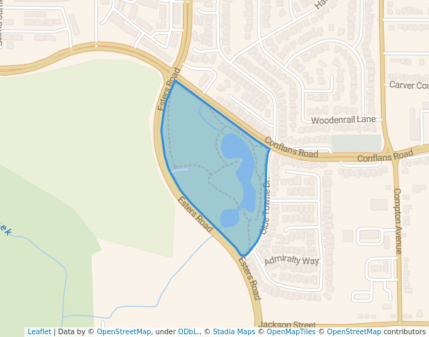 Towne Lake Park in Irving | Map and Routes