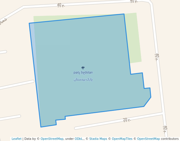 پارک بیدستان in Amol | Map and Routes