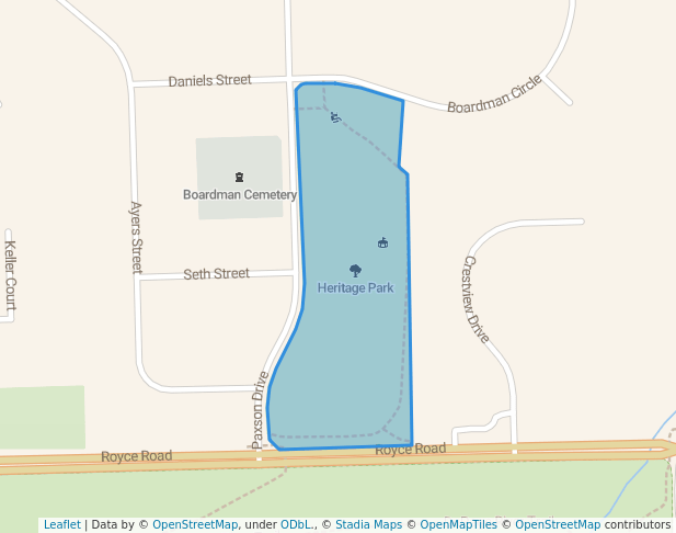 Heritage Park in Bolingbrook | Map and Routes