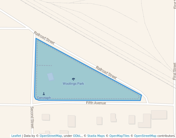 Woolings Park in Englehart | Map and Routes