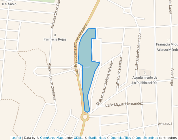 Parque del Pozo Concejo in La Puebla del Río | Map and Routes