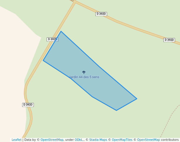 Jardin 44 des 5 sens in La Baule-Escoublac | Map and Routes