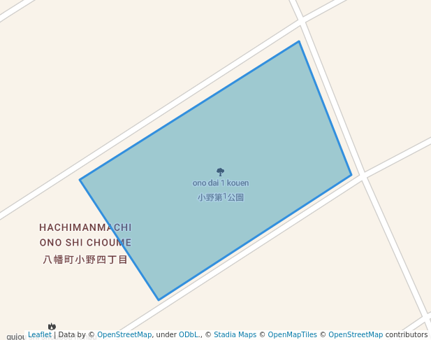 小野第1公園 in Gujo | Map and Routes