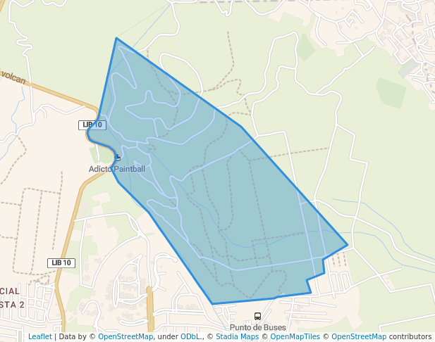 Ecoparque El Espino in Santa Tecla | Map and Routes