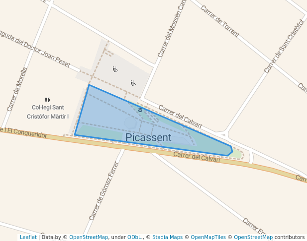 Parc de l'ermita in Picassent | Map and Routes