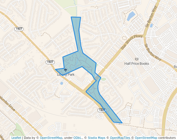 Liberty Park in Lexington | Map and Routes