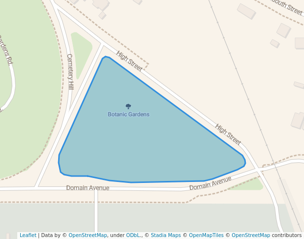 Botanic Gardens in Timaru | Map and Routes